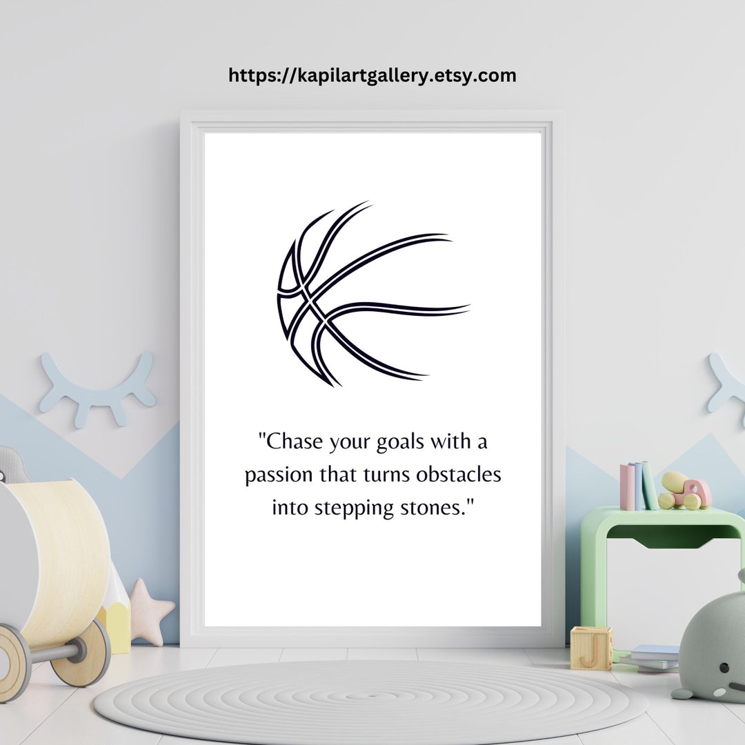 Chase Your Goals' Wall Art Printable Digital Print - Etsy