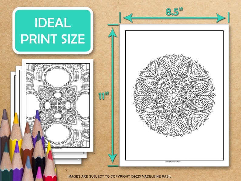 Complete Collection-advanced Mandalas for Meditative Coloring: 50 ...