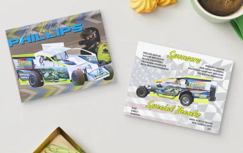 Racing Hero Card - Digital Download - Etsy
