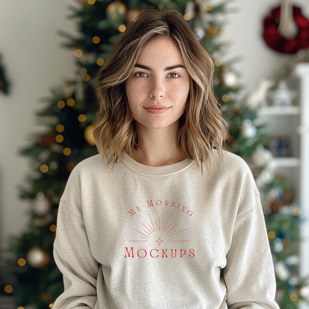 Heather Oatmeal Lane Seven 14004 Mockup LS14004 Oatmeal Mockup LS 14004 ...