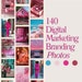 Pink Social Media Content Photos - MRR and PLR Digital Download - Etsy