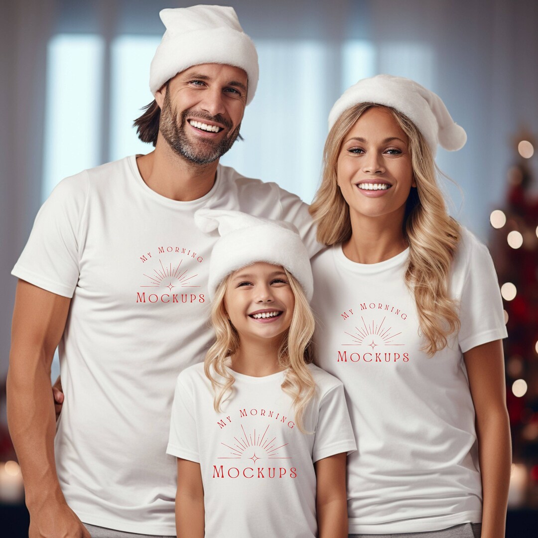 Bella Canvas 3001 Mockup Family Mockup T-shirt Mockup White 3001 Family ...