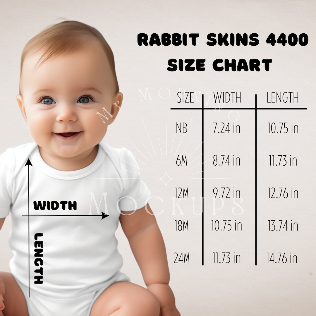 Rabbit Skins 4400 Size Chart Mockup (JPG) - Etsy