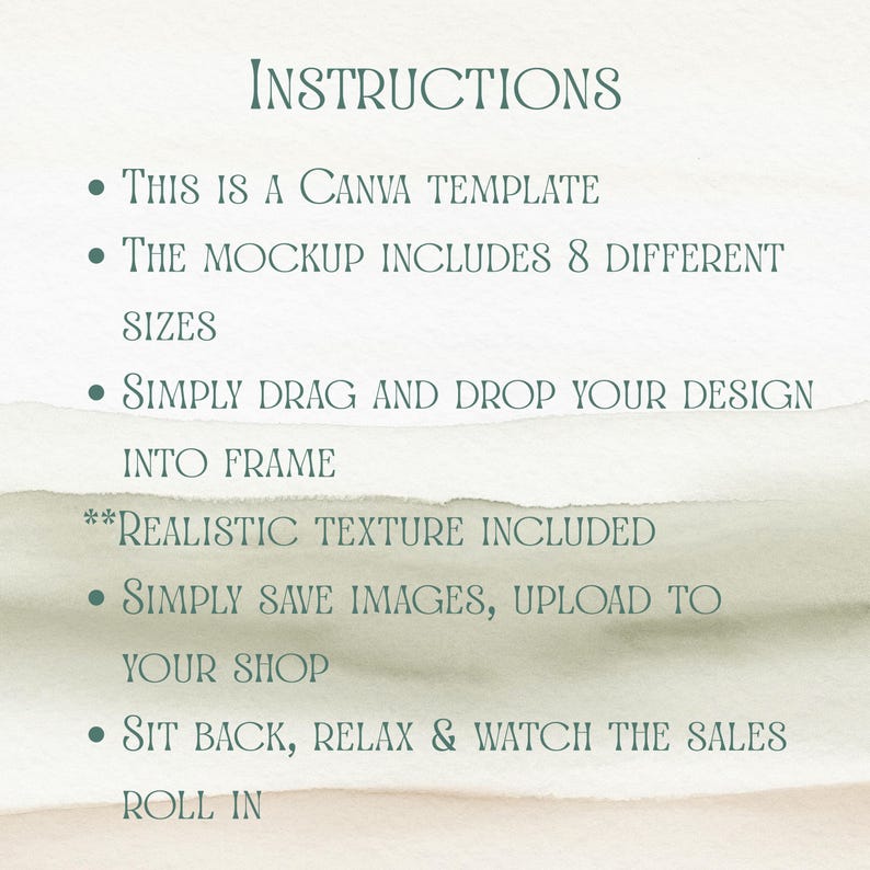 Sticker Mockup Canva Template: Drag & Drop Frame (PDF Download ...