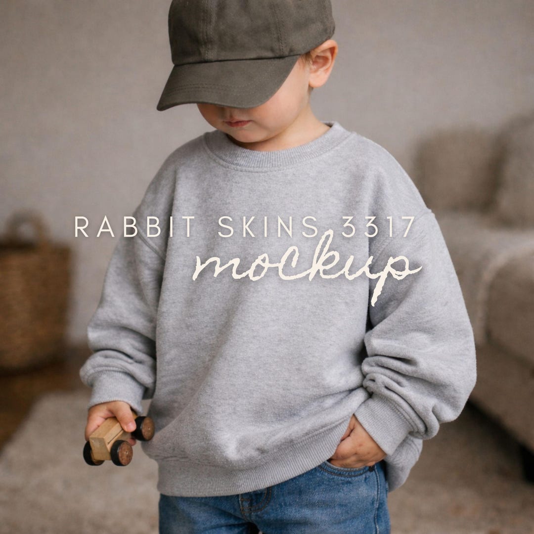 Rabbit Skins 3317 Kids Mockup Color Heather - Digital Download - Etsy