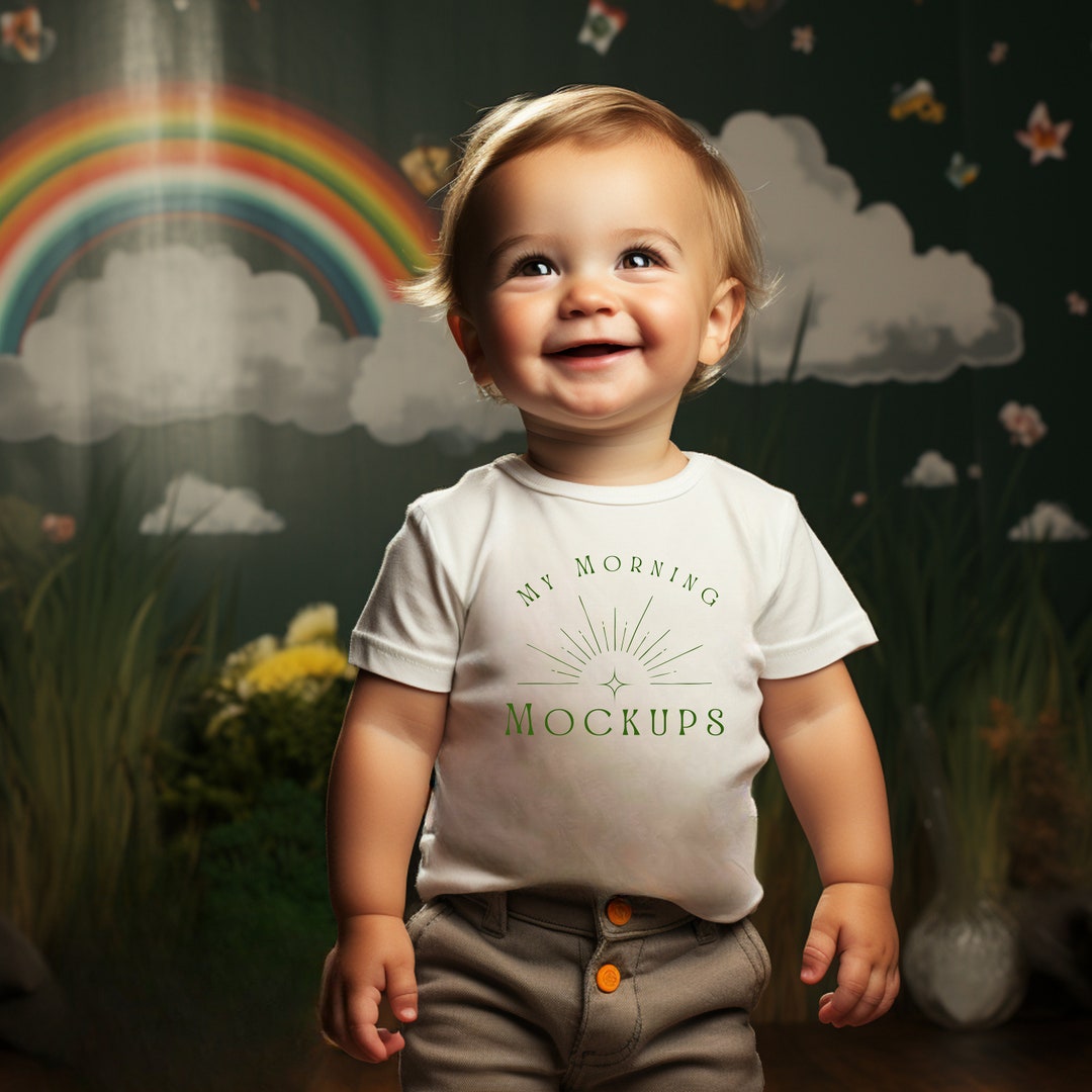 Rabbit Skins 3322 Mockup T-shirt Mockup St Patrick's Day Mock-up for ...