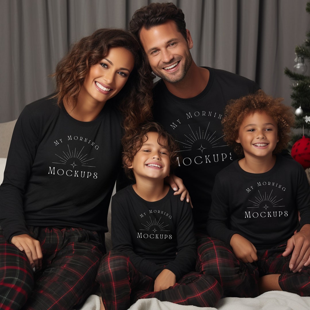 Bella Canvas 3501 Mockup Group Christmas Mockup Christmas Mock-ups for ...