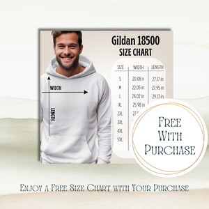 18500 Mockup G 18500 Men's White Mockup 18500 Gildan Mockup G18500 ...