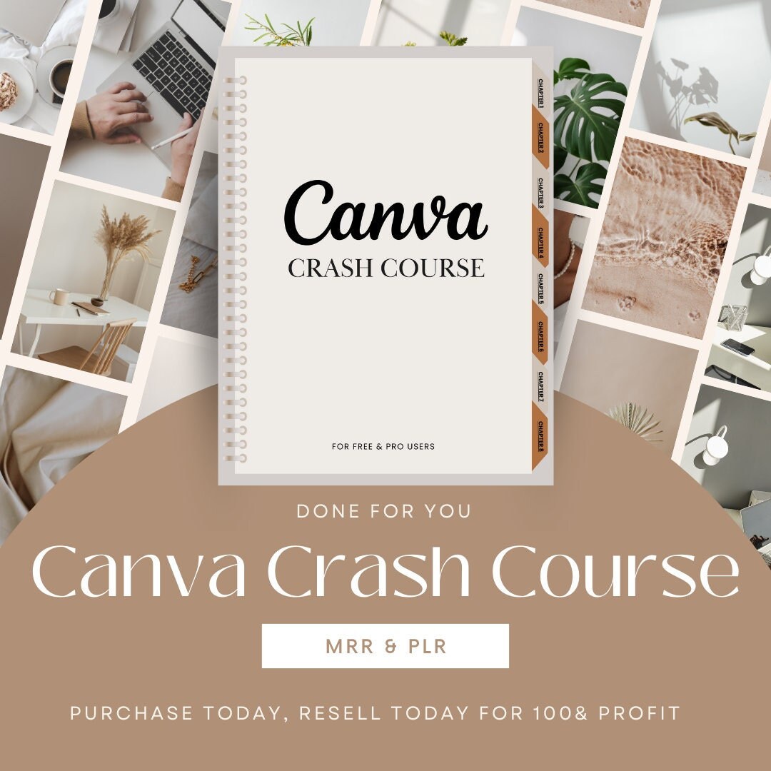 Canva Crash Course Canva for Beginners Digital Marketing Master Resell ...