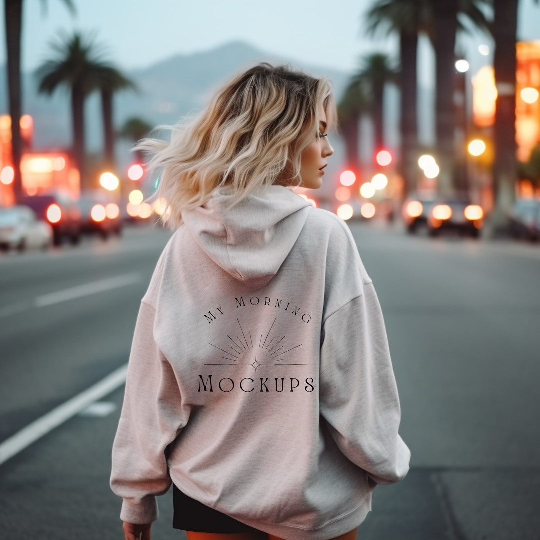 3719 Mockup Bella Canvas 3719 Mockup Hoodie Mock-up Bella Canvas 3719 ...
