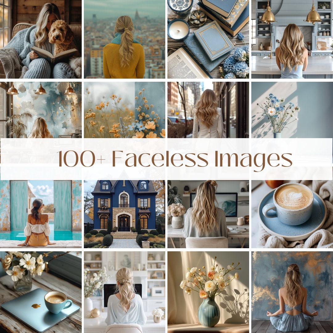 Faceless Digital Marketing Photos: MRR Stock Photos, Canva Templates ...