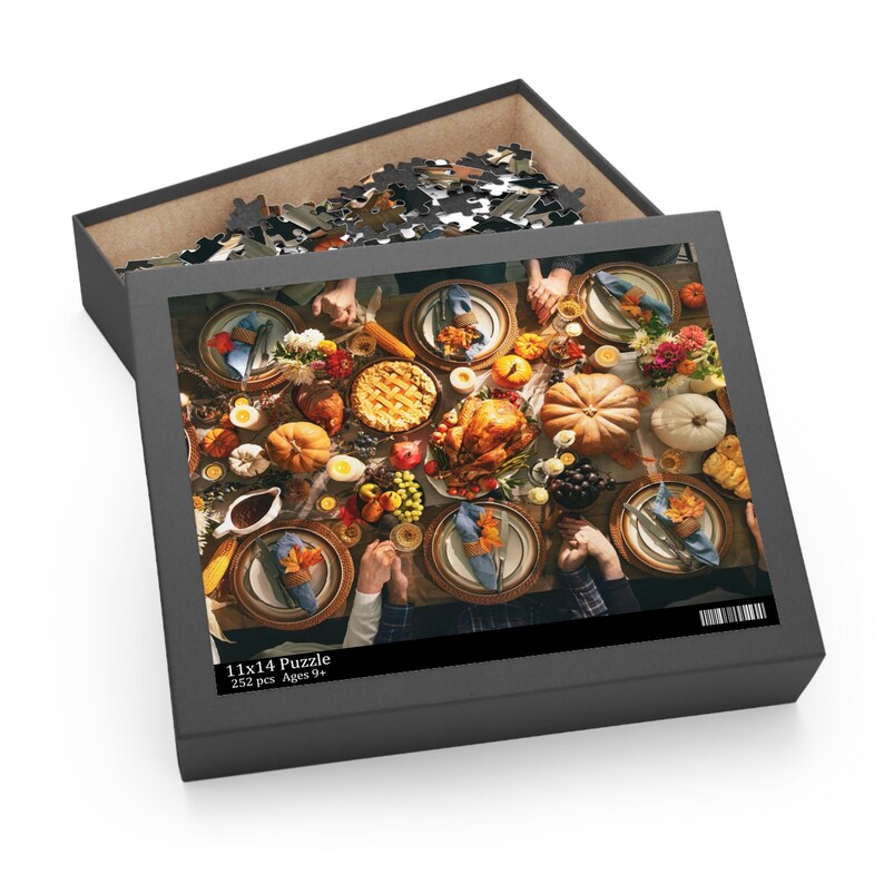 Together on Thanksgiving Jigsaw Puzzle (120, 252, 500-piece) - Etsy