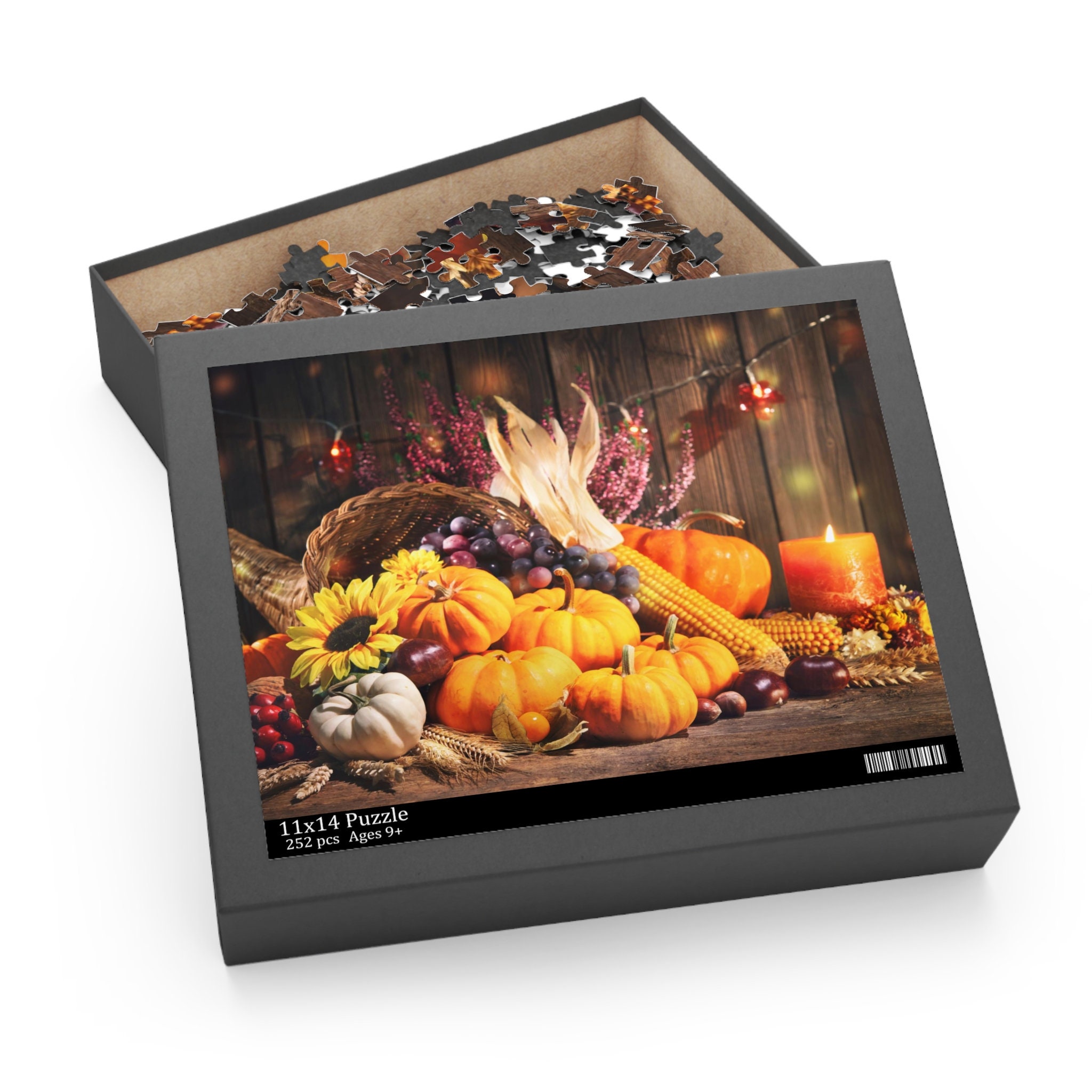 Thanksgiving Cornucopia Jigsaw Puzzle 120 252 500-piece - Etsy