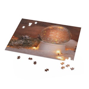 Snow Globe Jigsaw Puzzle 120, 252, 500-piece - Etsy