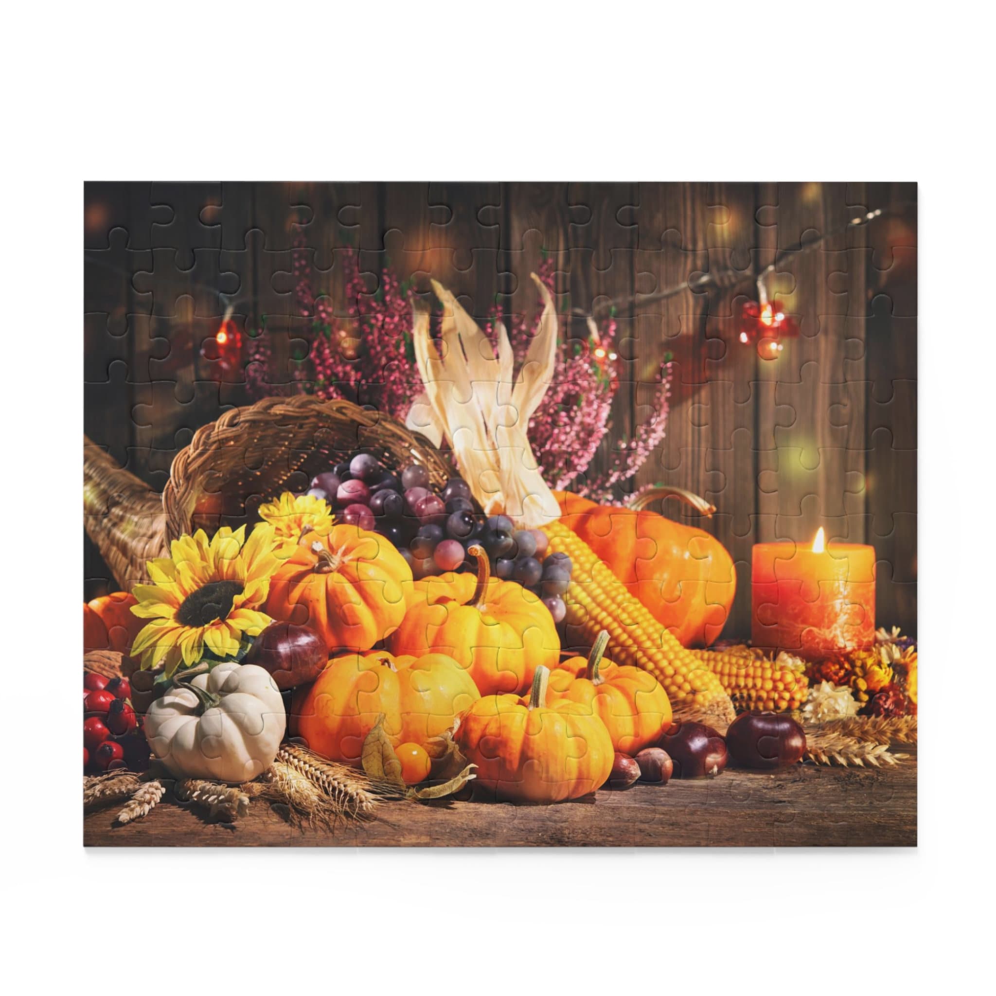 Thanksgiving Cornucopia Jigsaw Puzzle 120 252 500-piece - Etsy