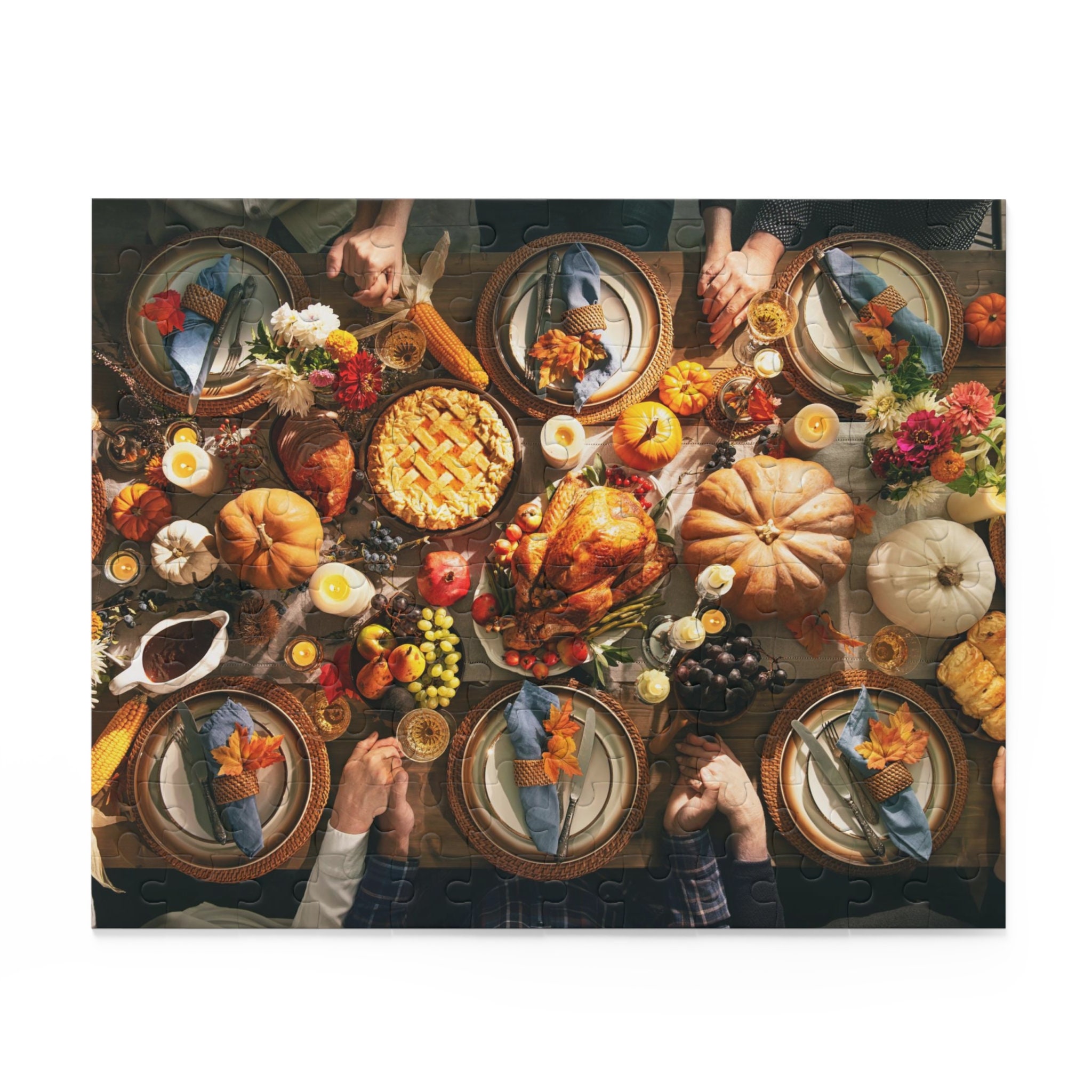Together on Thanksgiving Jigsaw Puzzle (120, 252, 500-piece) - Etsy