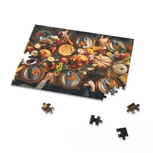 Together on Thanksgiving Jigsaw Puzzle (120, 252, 500-piece) - Etsy