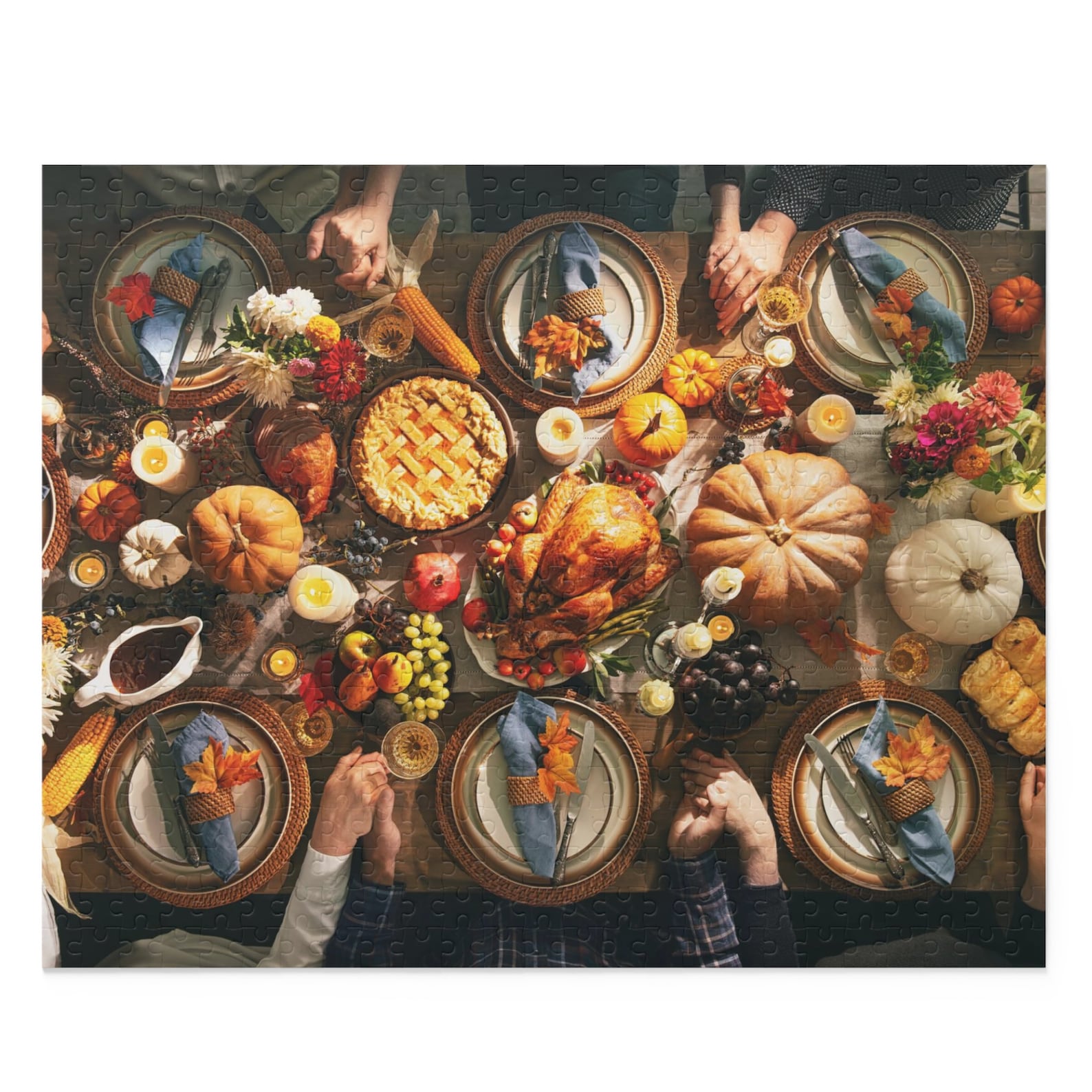 Together on Thanksgiving Jigsaw Puzzle (120, 252, 500-piece) - Etsy