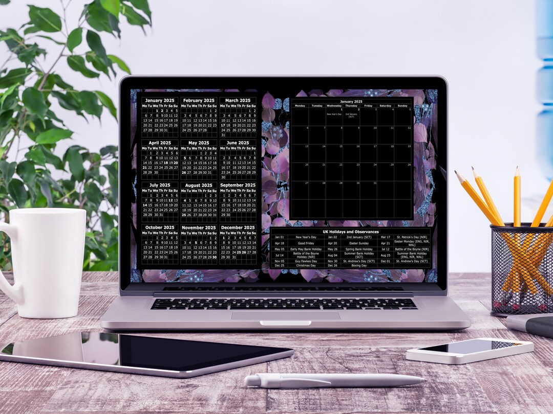 Instant Download | Desktop Background | PNG 1920x1080 | Illustrated ...