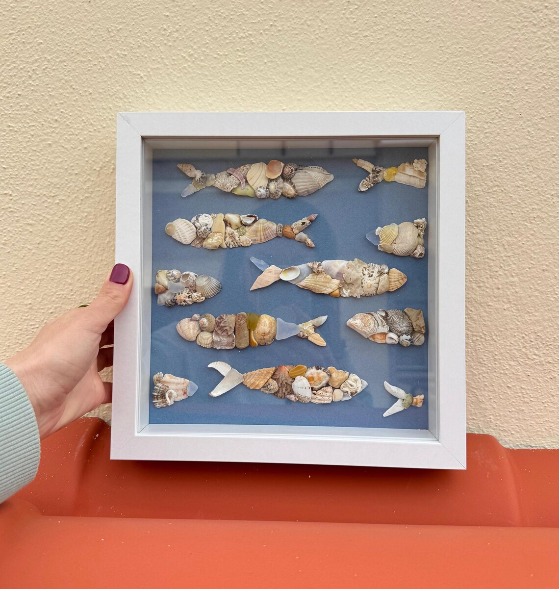 Beautiful Framed Seashell Art Made of Seashells Ethically Hand-picked ...