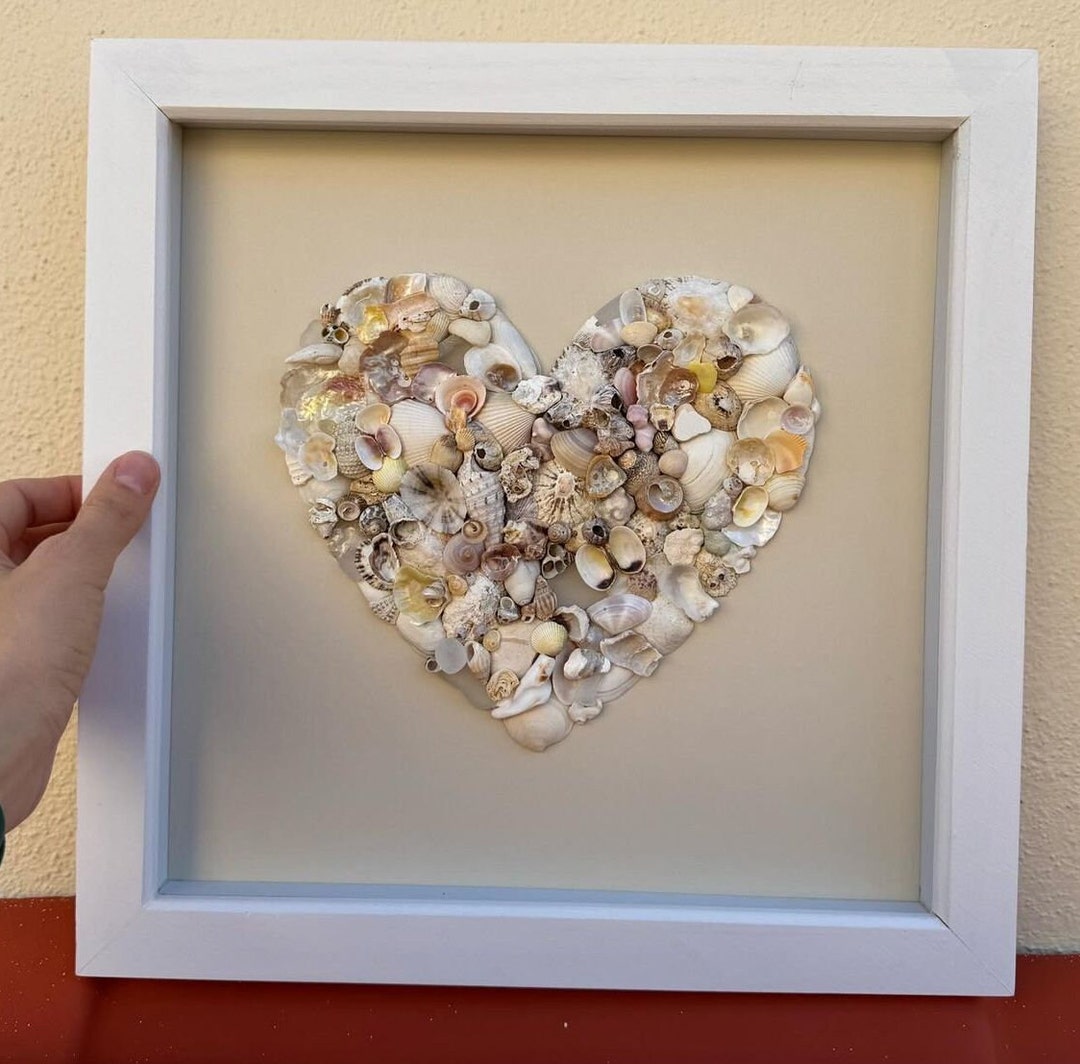 Seashell Framed Art Perfect Wedding / Anniversary Gift - Etsy
