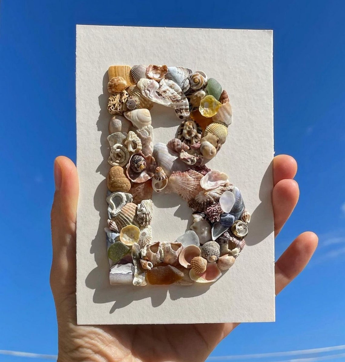 Personalized Seashell Art (first Letters of Names / Last Names ...