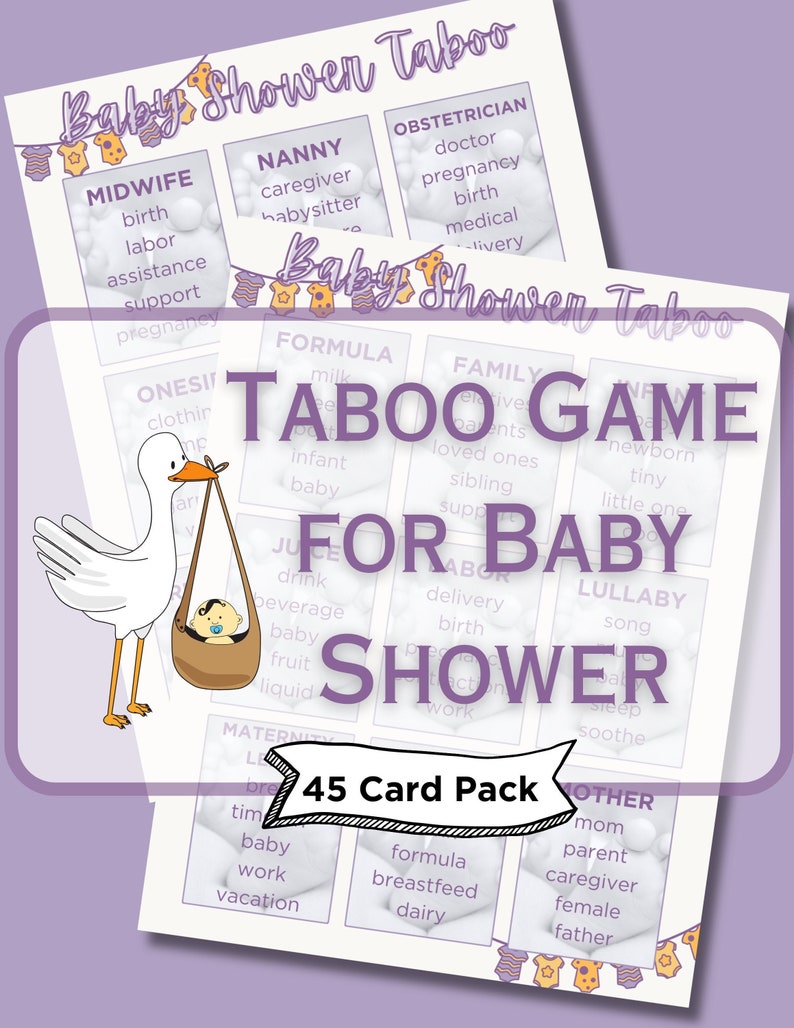 Baby Shower Taboo - Etsy