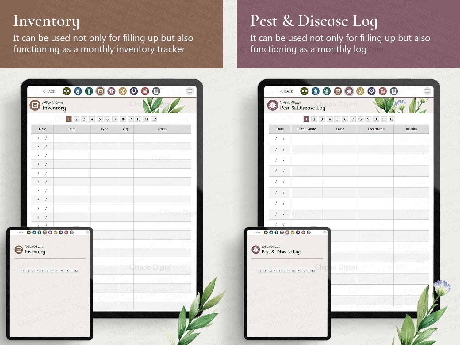 Digital Plant Planner for Goodnotes, Ultimate Plant Lover's Dream, 60 ...