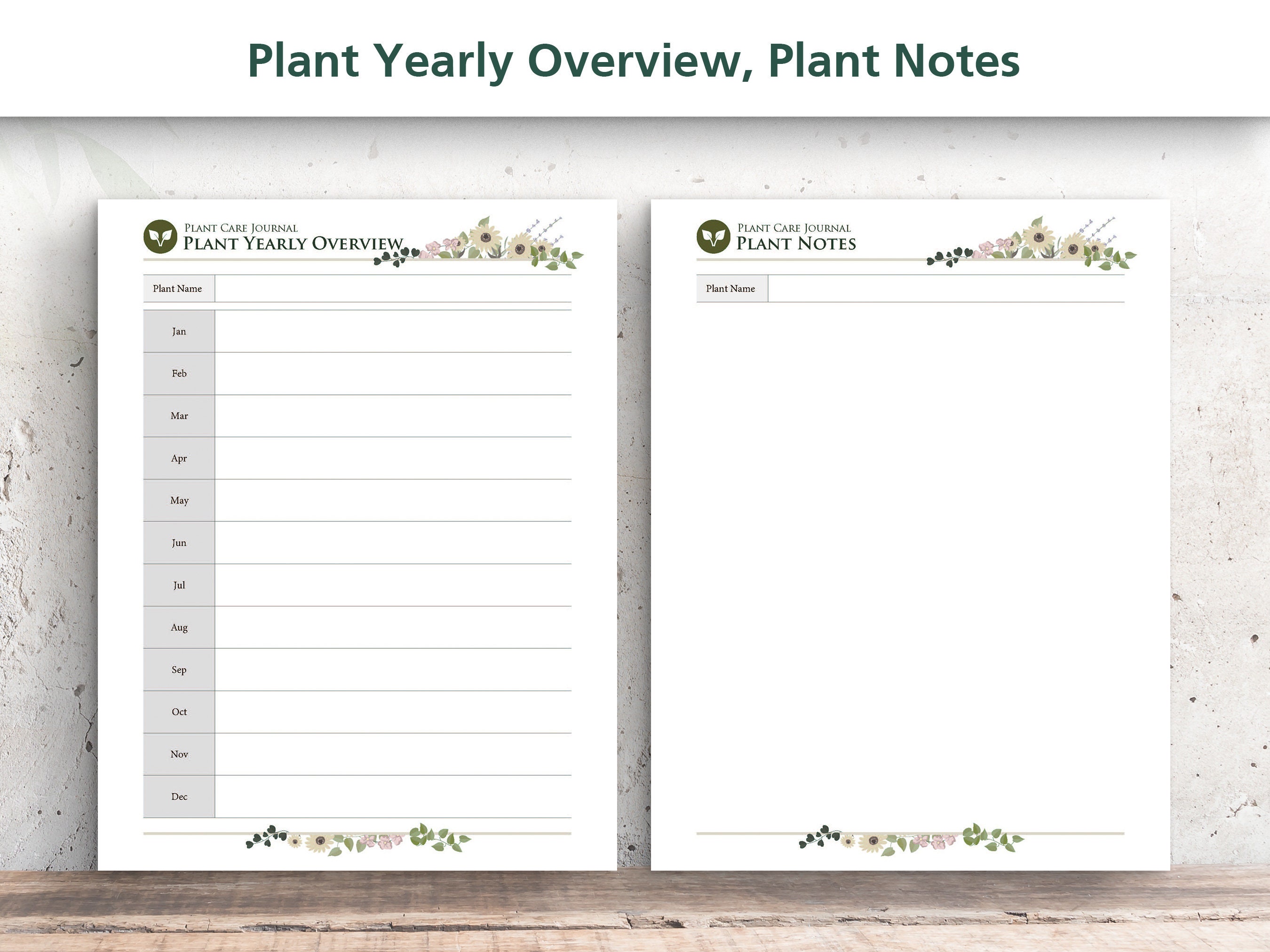Digital Plant Care Journal Printable, Ultimate Plant Lover's Journal ...