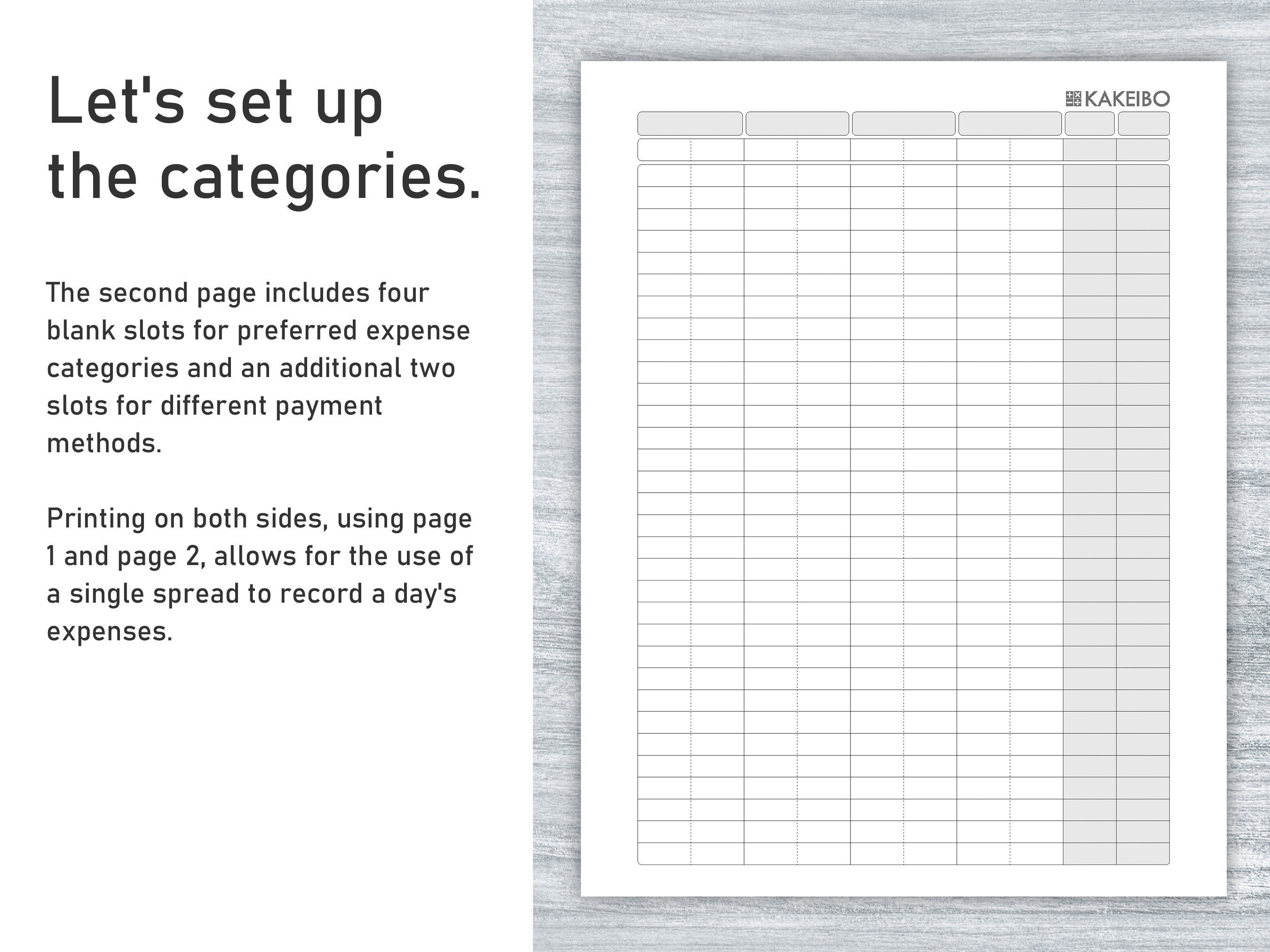 KAKEIBO Financial Tracker - Budget Planning Printable for Weekly and ...