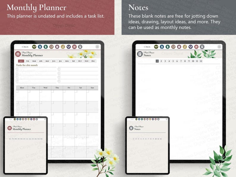 Digital Plant Planner for Goodnotes, Ultimate Plant Lover's Dream, 60 ...