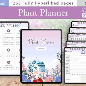 Digital Plant Planner for Goodnotes, Ultimate Plant Lover's Dream, 60 ...
