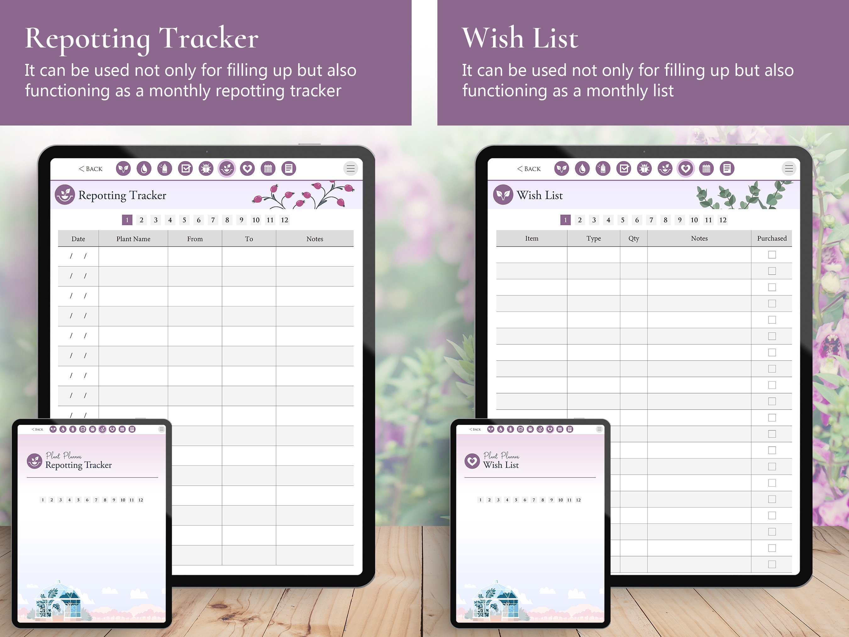 Digital Plant Planner for Goodnotes, Ultimate Plant Lover's Dream, 60 ...