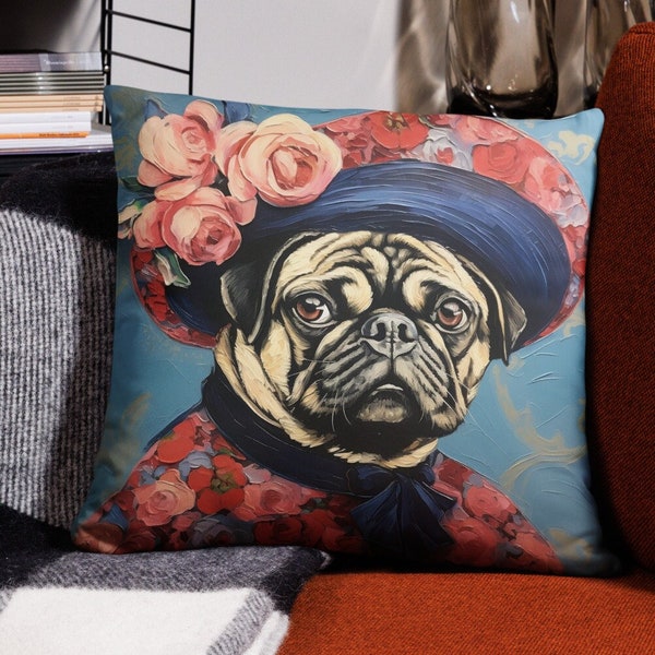 Pug Pillow - Etsy