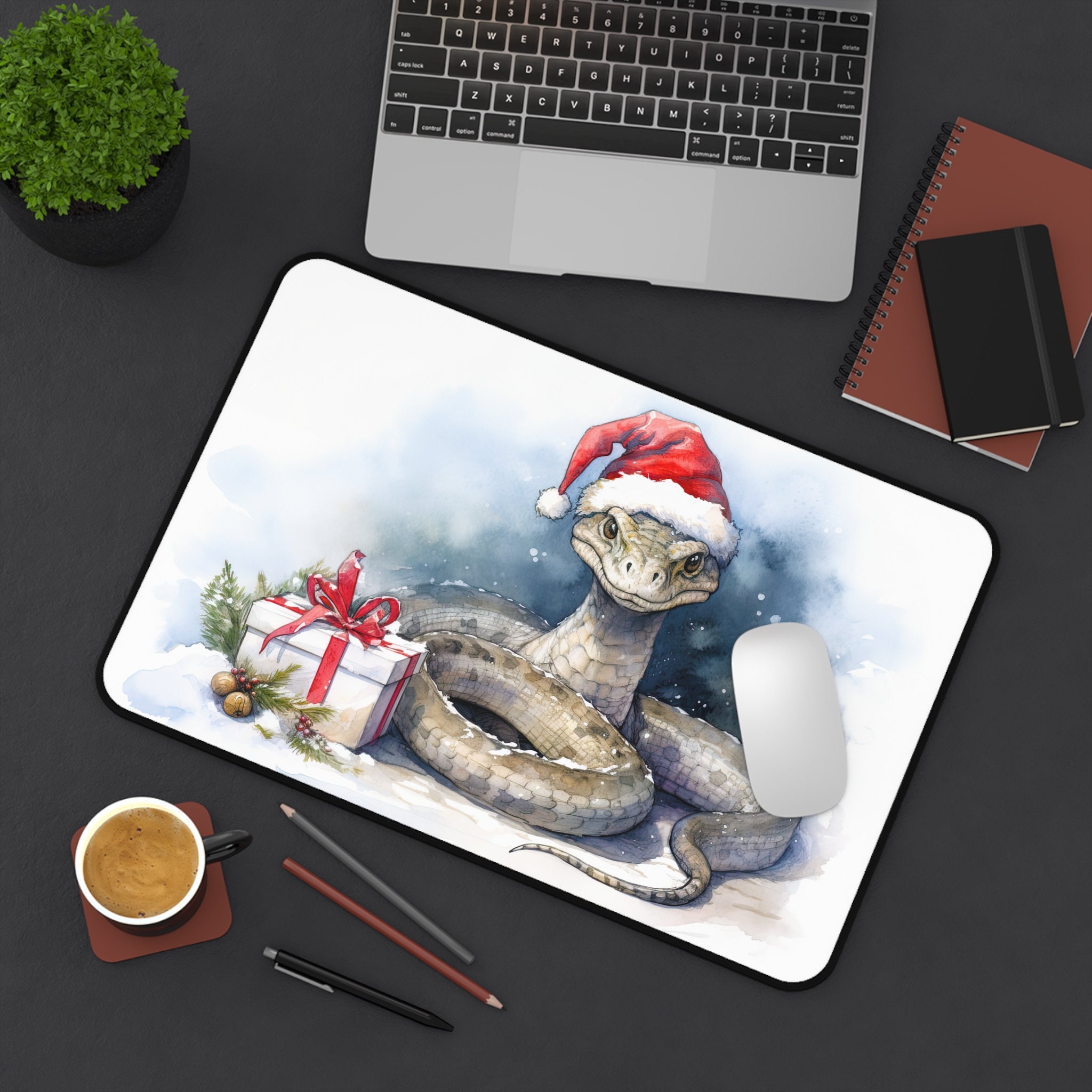 Christmas Snake Art Print Digital Download C00004 - Etsy