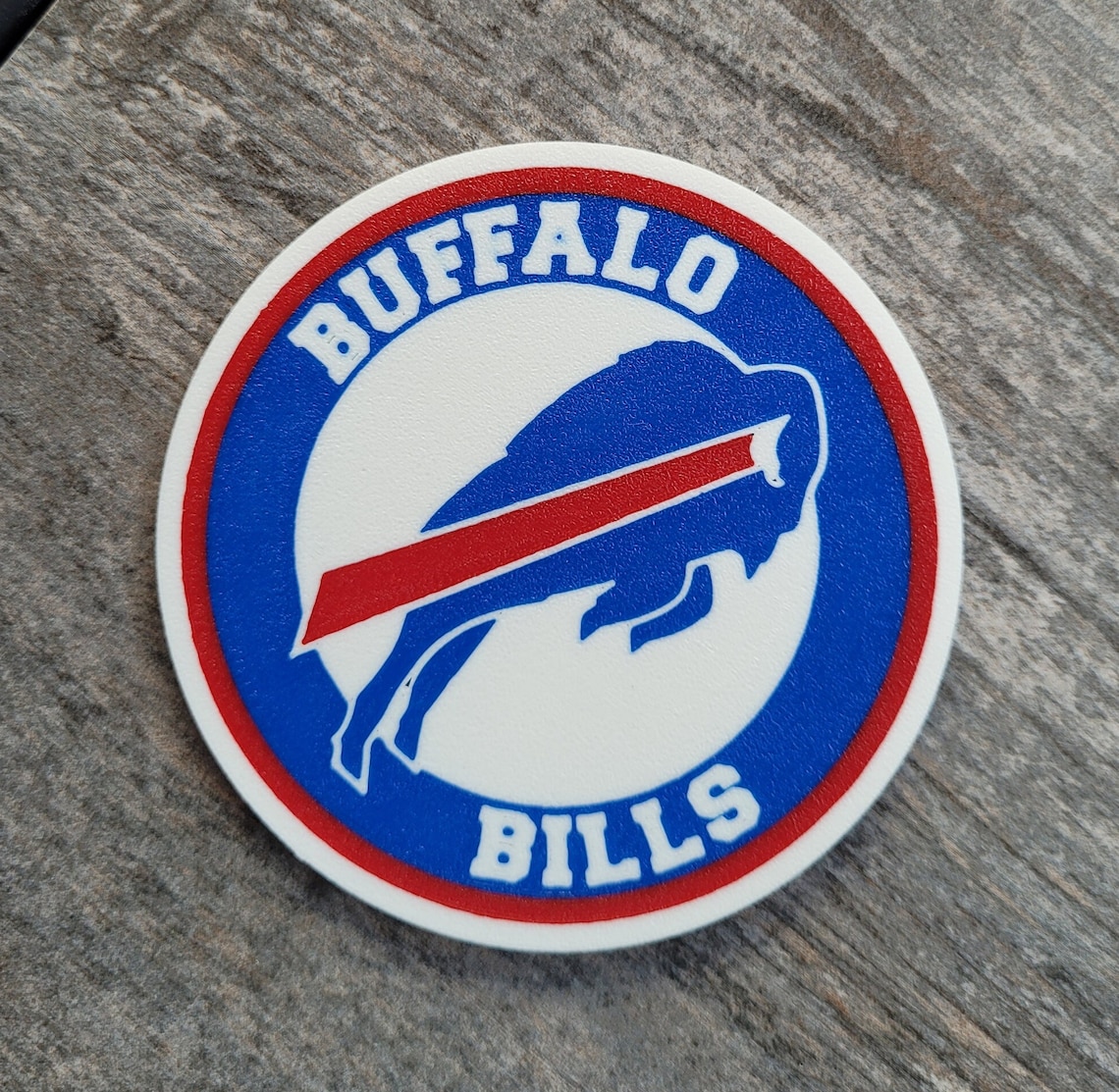 Buffalo Bills Coasters Set 3D Printed set of 4 - Etsy