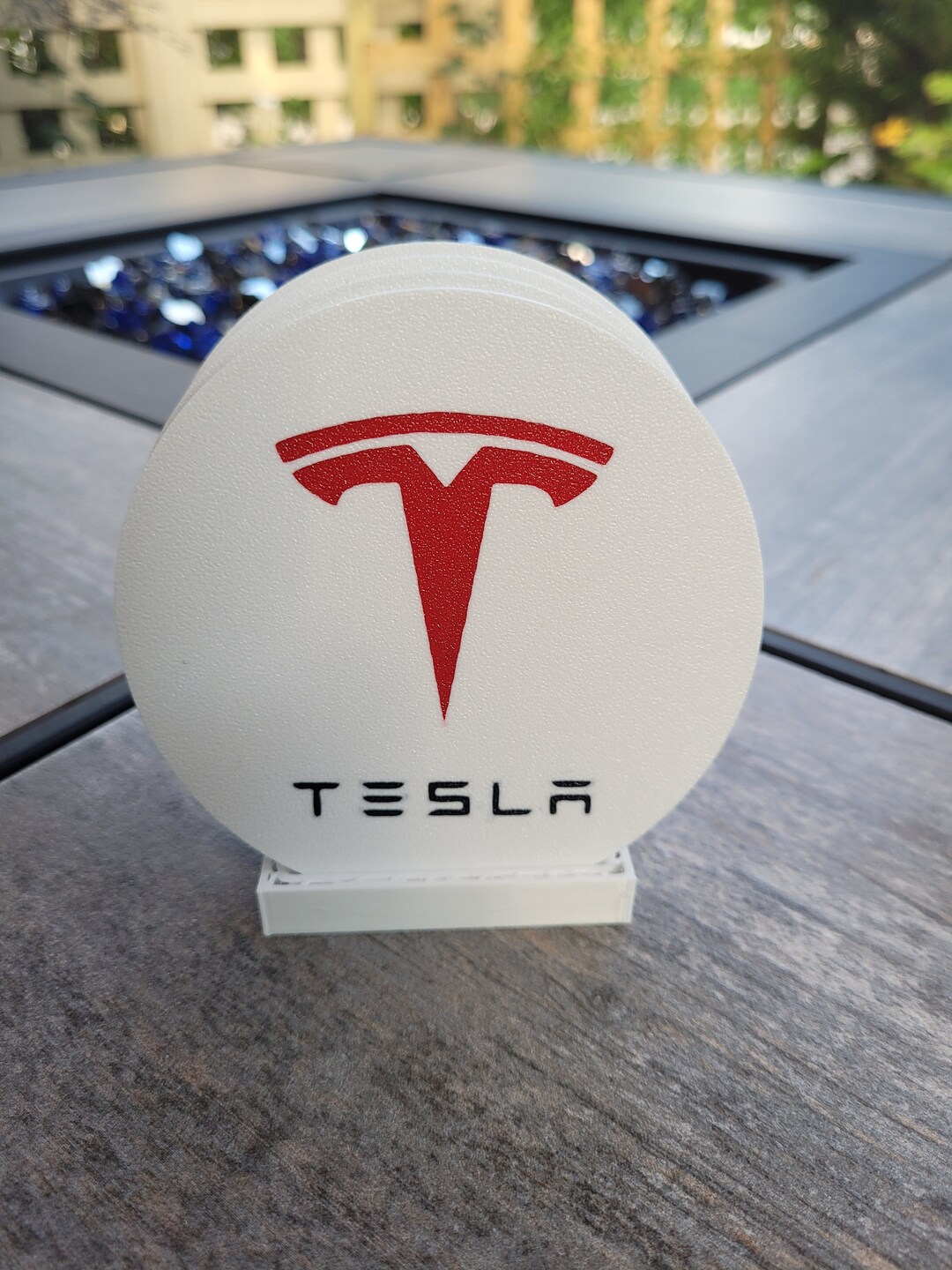 Tesla Coasters set of 4 3D Printed - Etsy