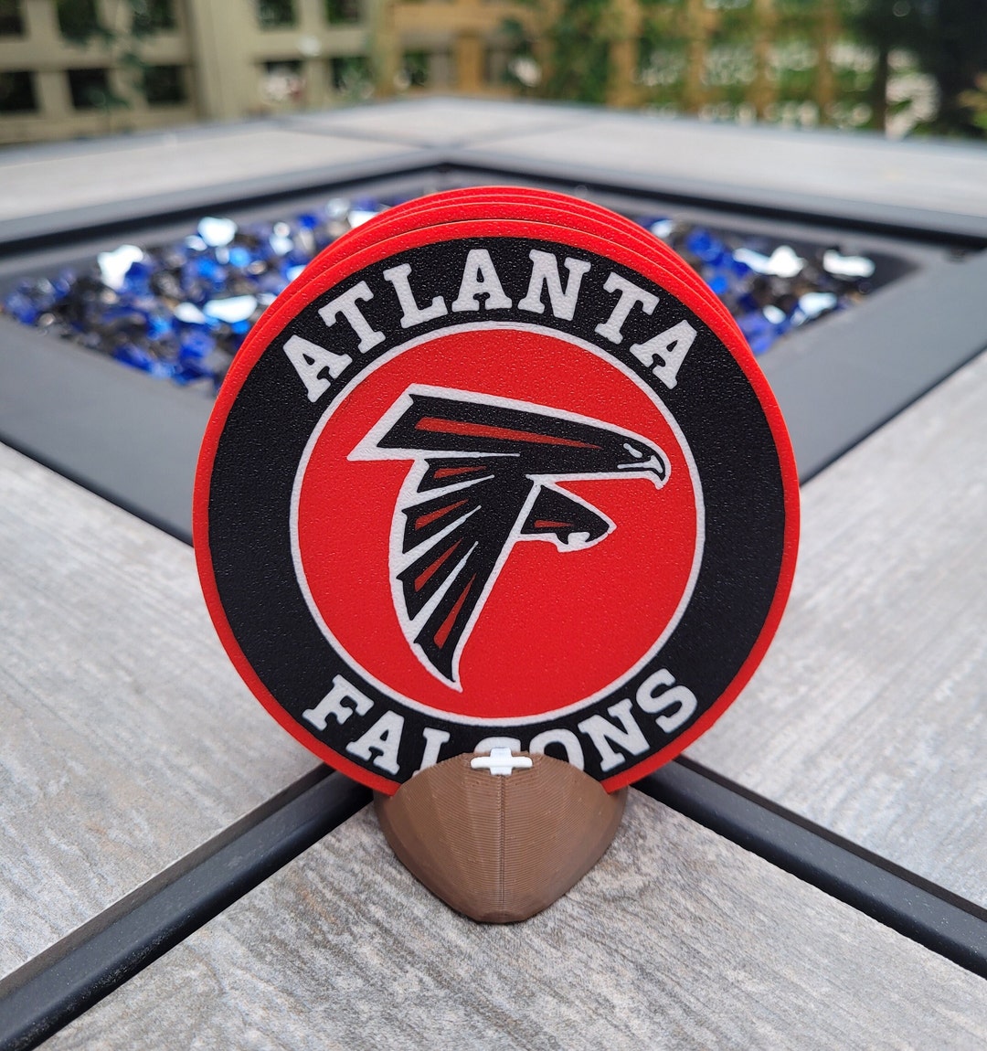 Atlanta Falcons Coasters Set 3D Printed set of 4 - Etsy