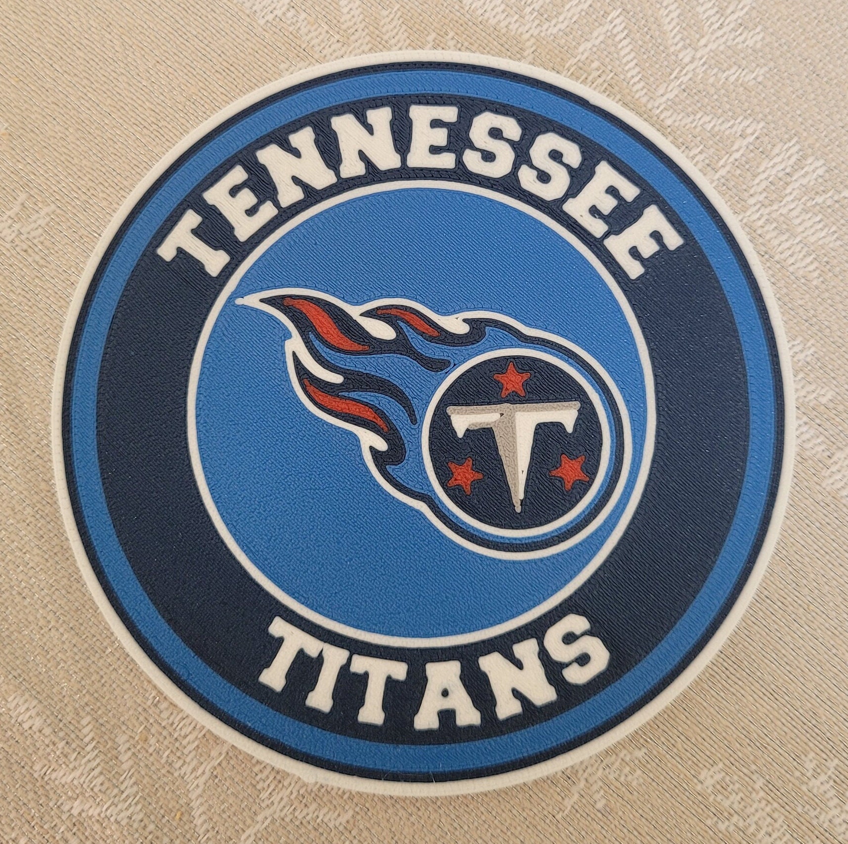 Tennessee Titans Coasters Set 3D Printed set of 4 - Etsy