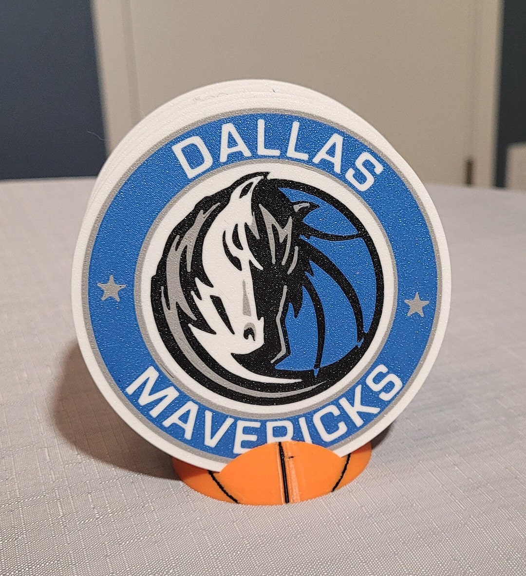Dallas Mavericks Coasters Set 3D Printed set of 4 - Etsy