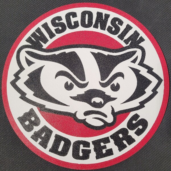 Wisconsin Badgers Print - Etsy