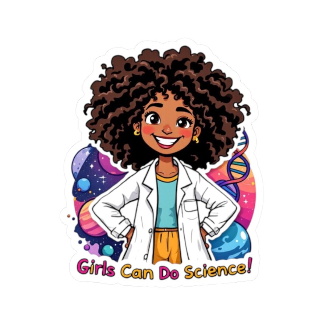 Empowering Science Stickers, Girls Can Do Science! Stickers ...