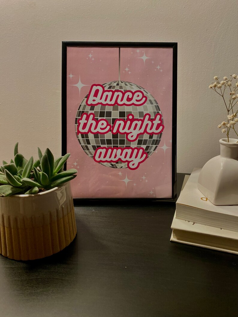Dance the Night Barbie Inspired Printable Poster Pink Poster Barbie ...