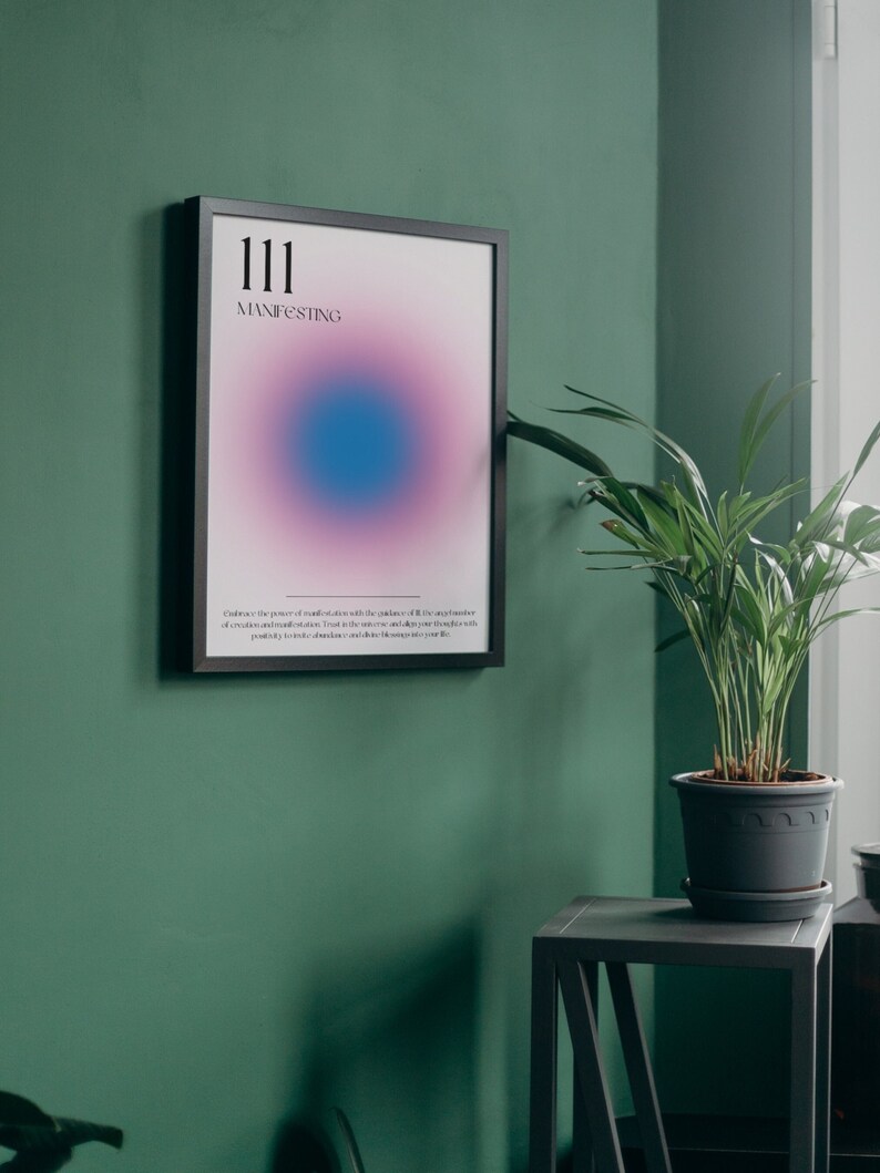 Angel Number 111 Poster | Instant Download | Available in A3/A4/A5 ...