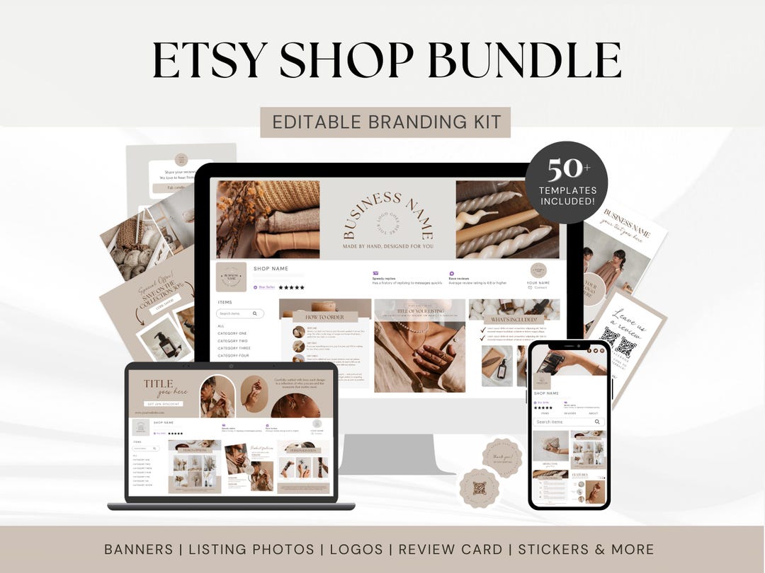 Etsy Shop Banners Etsy Shop Kit Templates Etsy Store Banner Etsy Shop ...