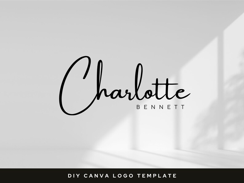 Editable Logo Design, DIY Circle Logo, Classy Logo Template, Modern ...