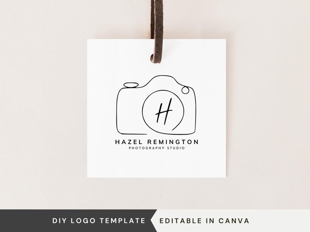 Editable Logo Design, DIY Circle Logo, Classy Logo Template, Modern ...