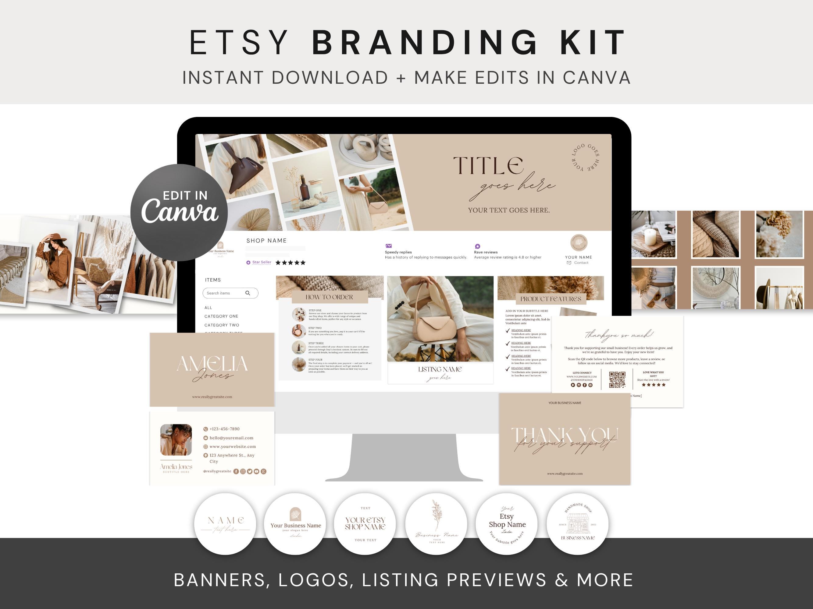 Etsy Shop Banners Etsy Shop Kit Templates Etsy Store Banner Etsy Shop ...