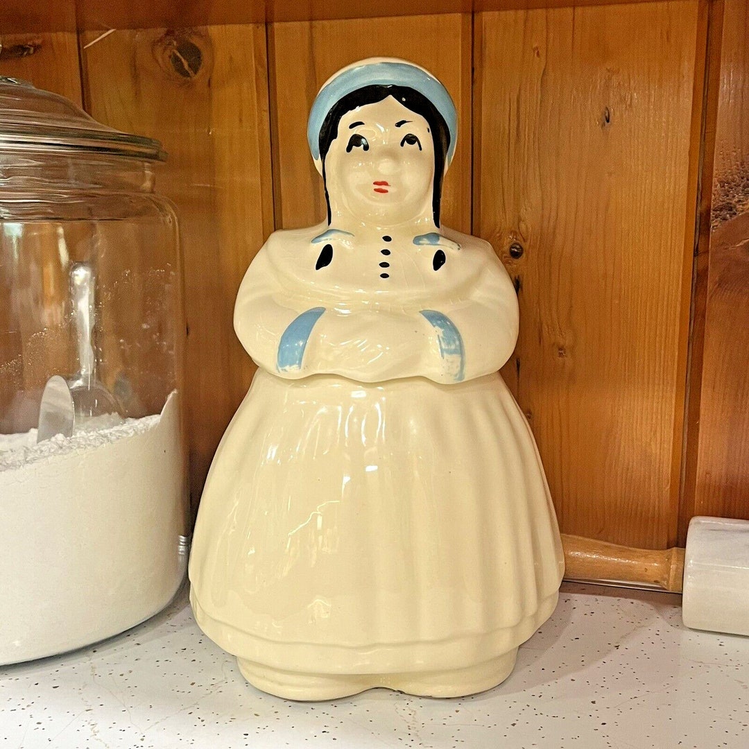SHAWNEE Vintage Original Paint Dutch Girl "jill" Cookie Jar 1940's USA ...