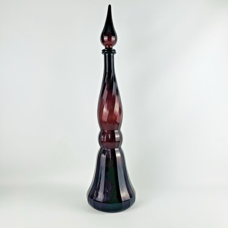 Purple Glass Decanters - Etsy